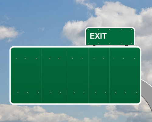 Green Guide Road Signs